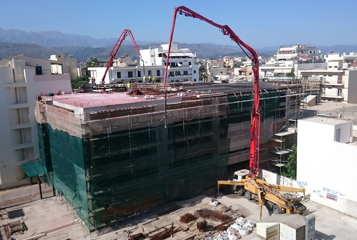 ΝΕΟ ΚΑΤΑΣΚΕΥΑΣΤΙΚΟ ΕΡΓΟ ΣΤΑ ΧΑΝΙΑ ΚΡΗΤΗΣ | HERON SA